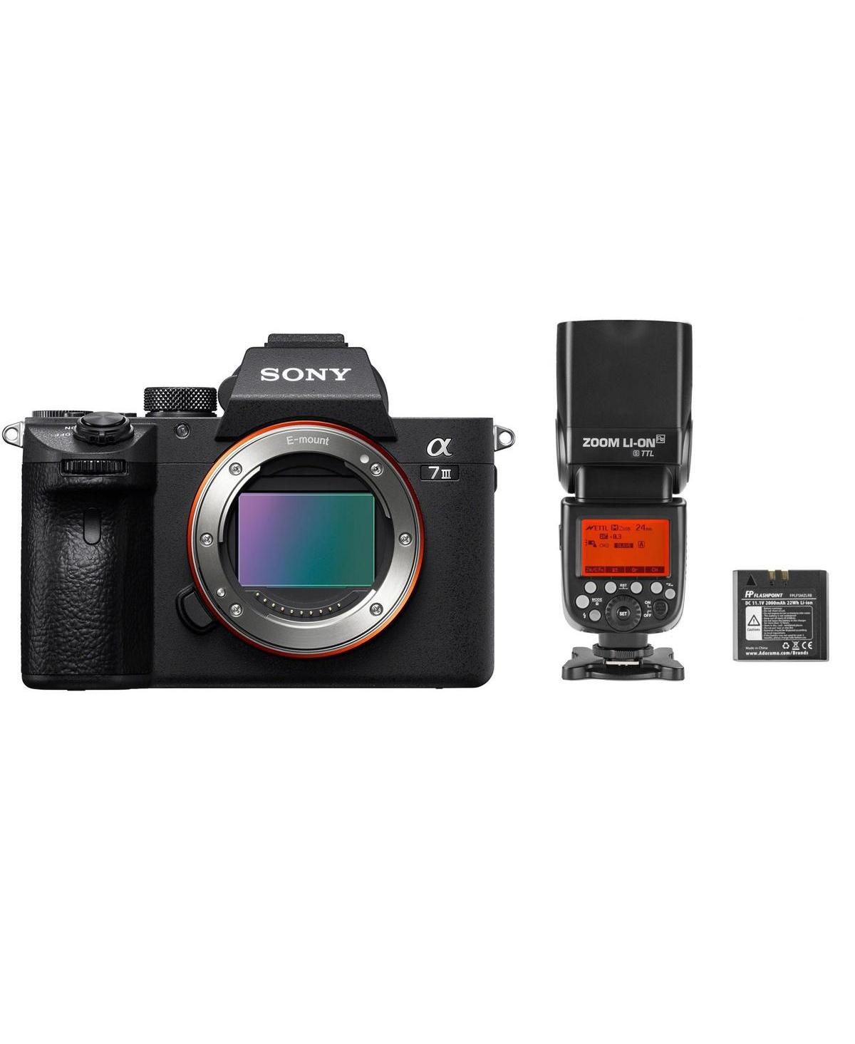 Sony Alpha a7 III 24.2MP Full Frame Mirrorless Digital Interchangeable-Lens Camera - Bundle with ...