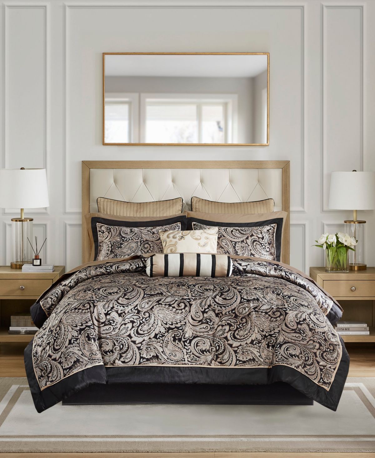 Adeline 12-Pc. Comforter Set, Full Deals and Price History at JoinHoney ...