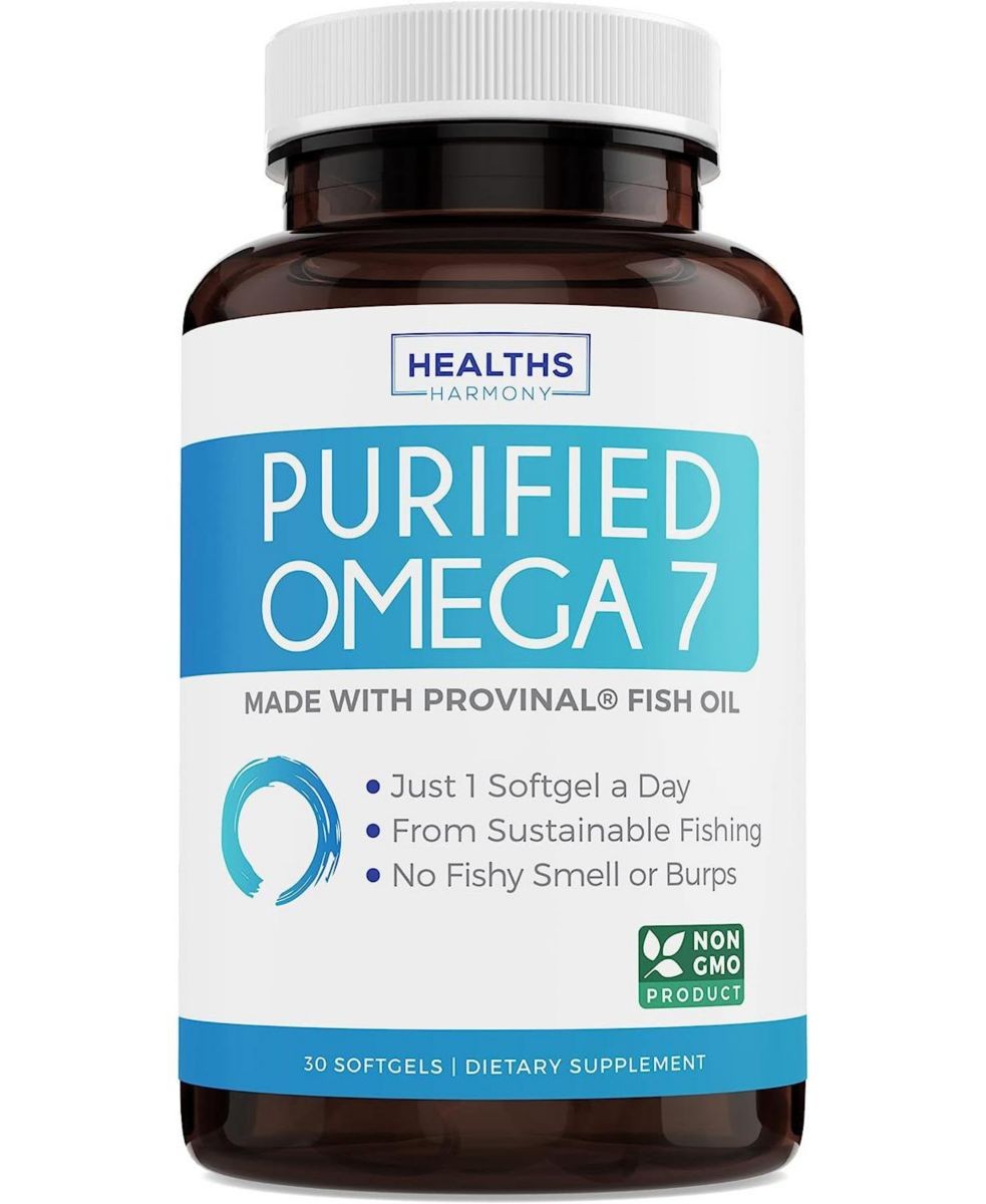 Healths Harmony Purified Omega 7 Softgel Capsules, Provinal Sustainable ...
