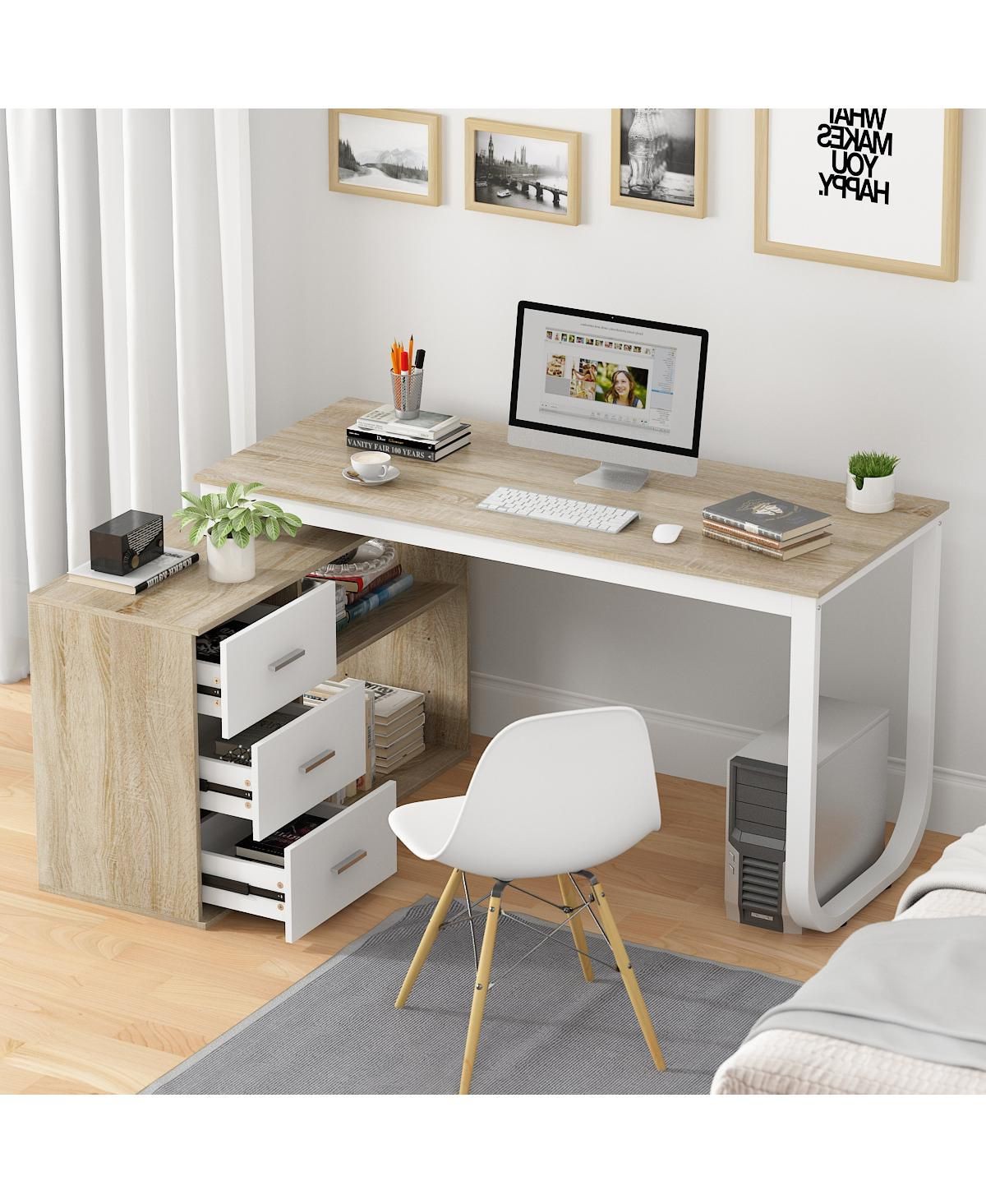 Mejores ofertas e historial de precios de 3-Drawers Removable Tabletop ...