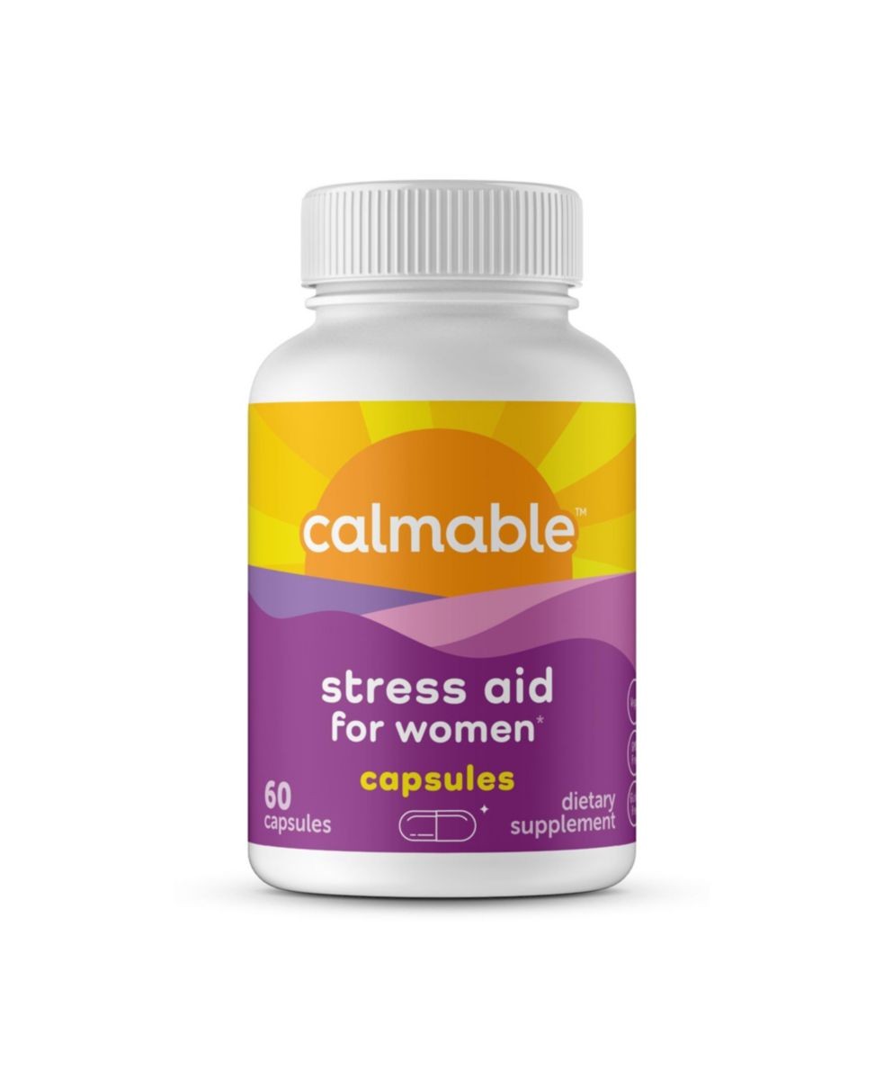 Stress Relief Aid for Women Capsules - Stress Relief - GABA, 5-HTP ...