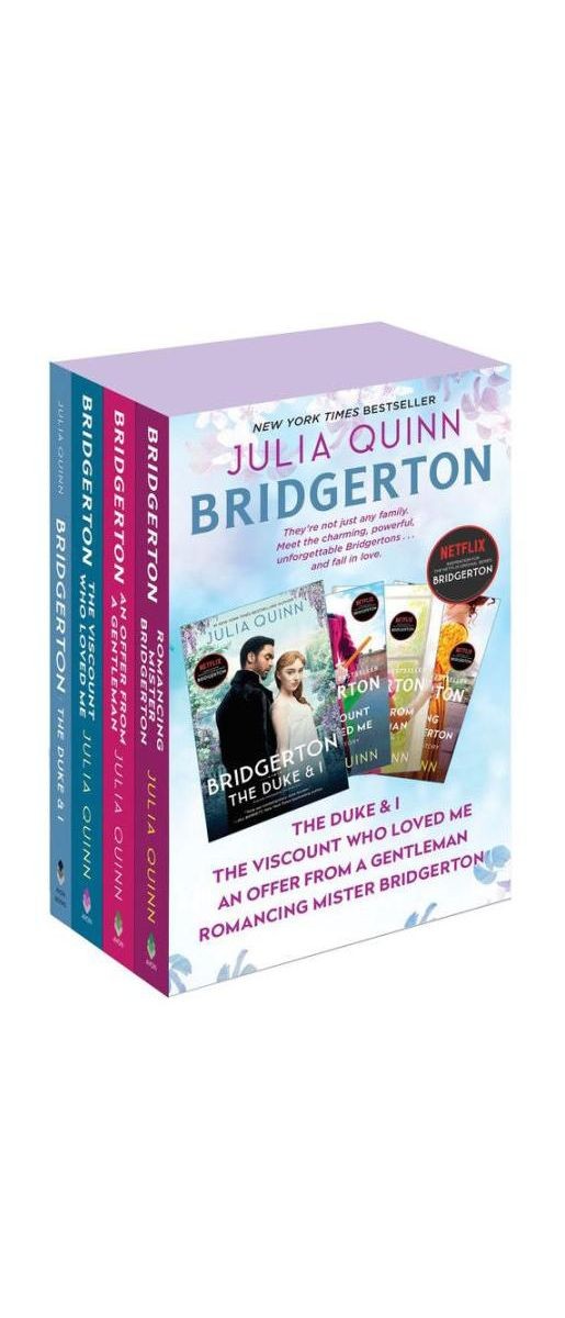 Bridgerton Boxed Set 1-4- The Duke and I, The Viscount Who Loved Me, An ...