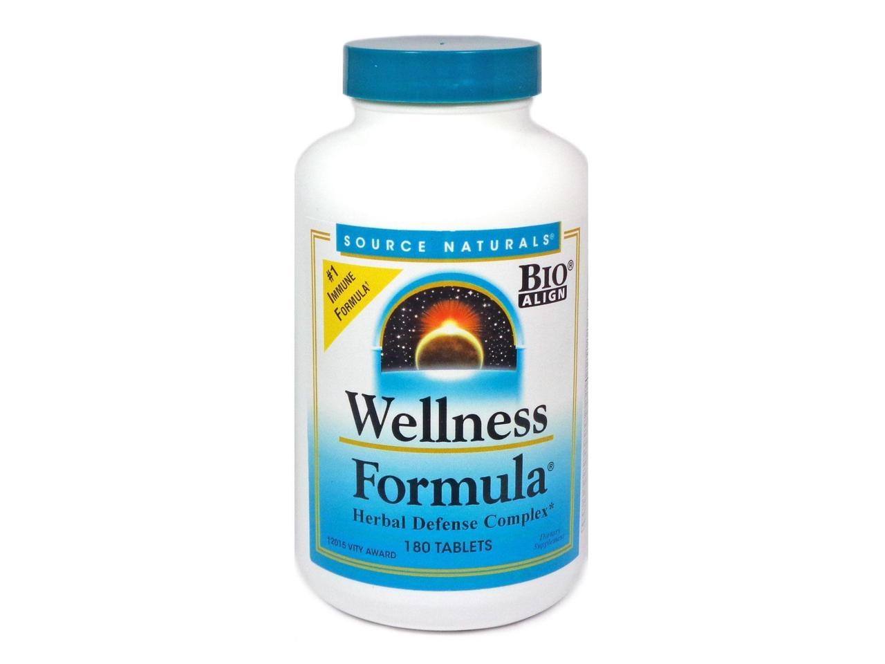 Wellness Formula - 180 Tablets by Source Naturals Deals and Price ...