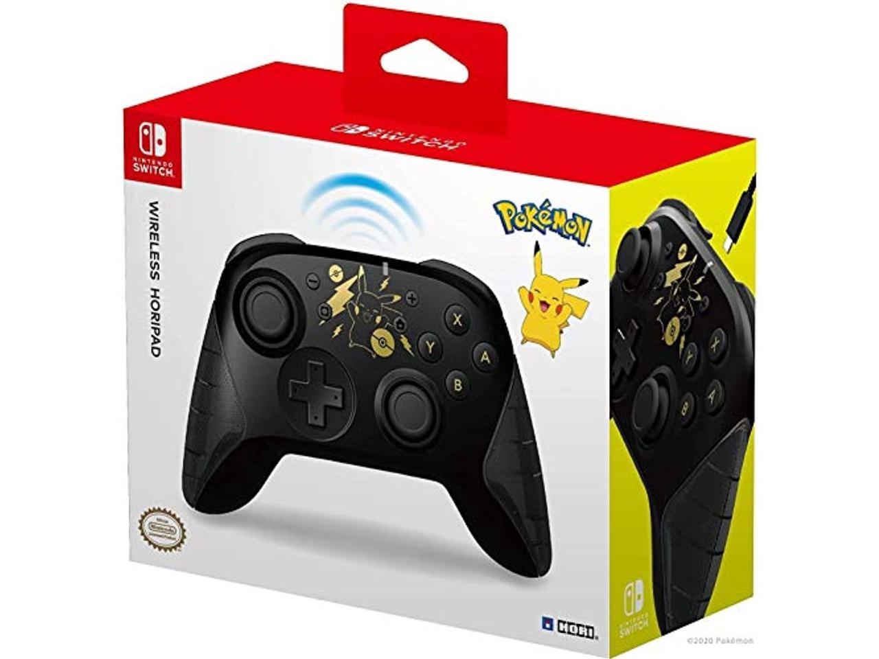 Hori Nintendo Switch Wireless Horipad Controller w/ Pikachu Design ...