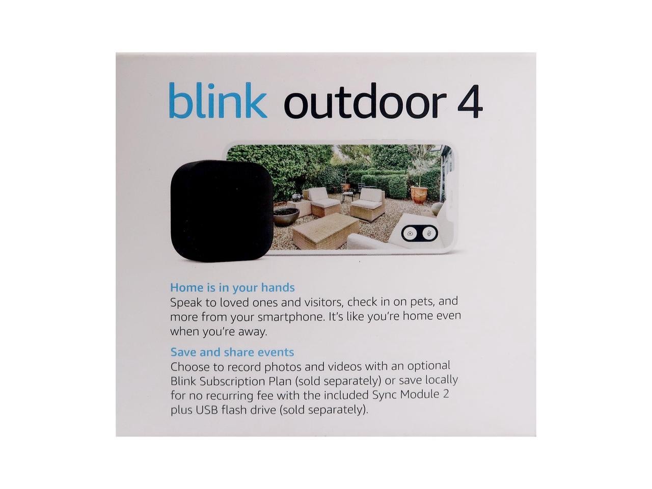 Blink Outdoor 4 (4th Gen) Wireless 2 Camera System (Black) Best Deals ...