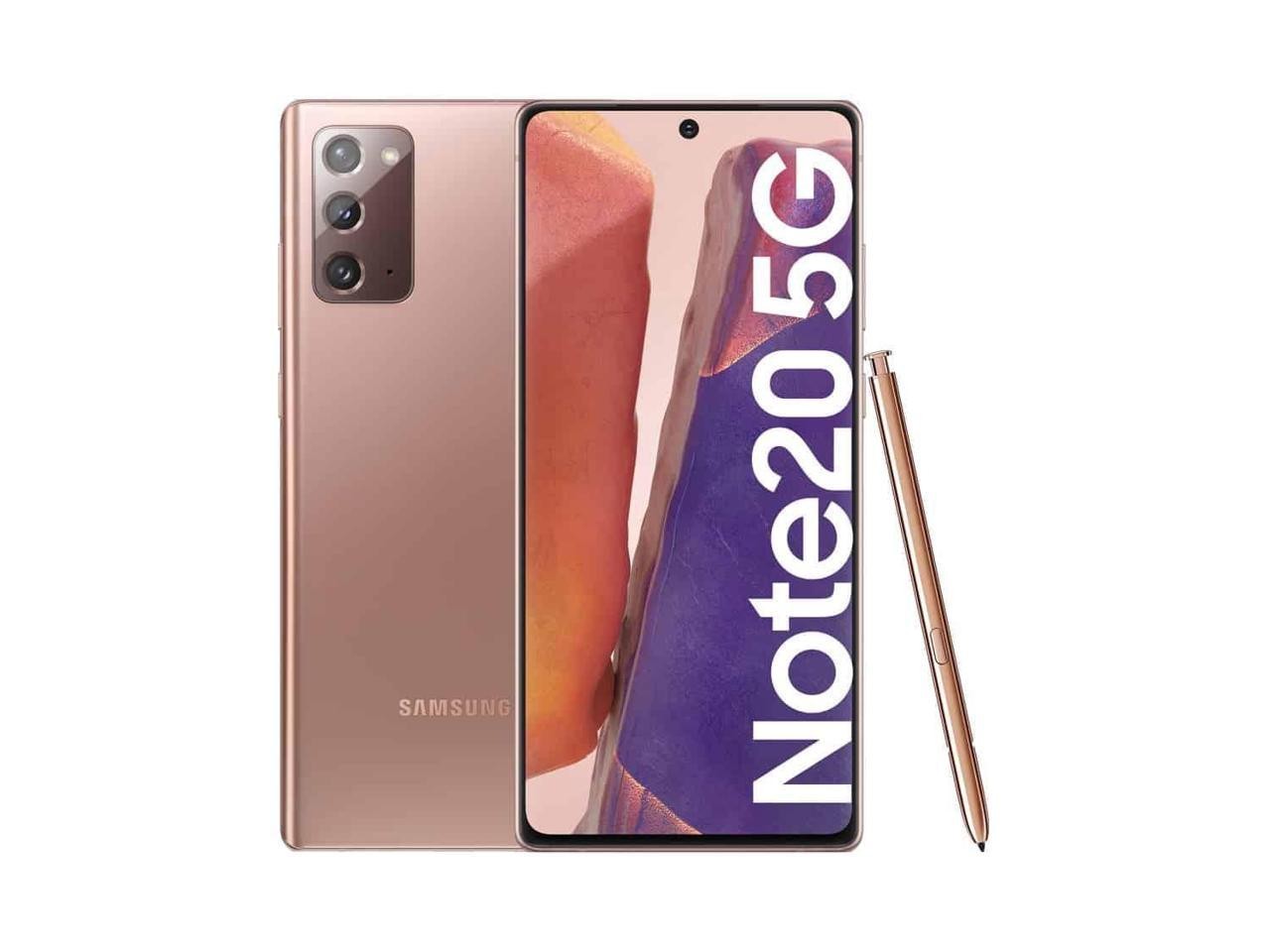 Samsung Galaxy Note 20 5G N981U 128GB Fully Unlocked Mystic Bronze ...