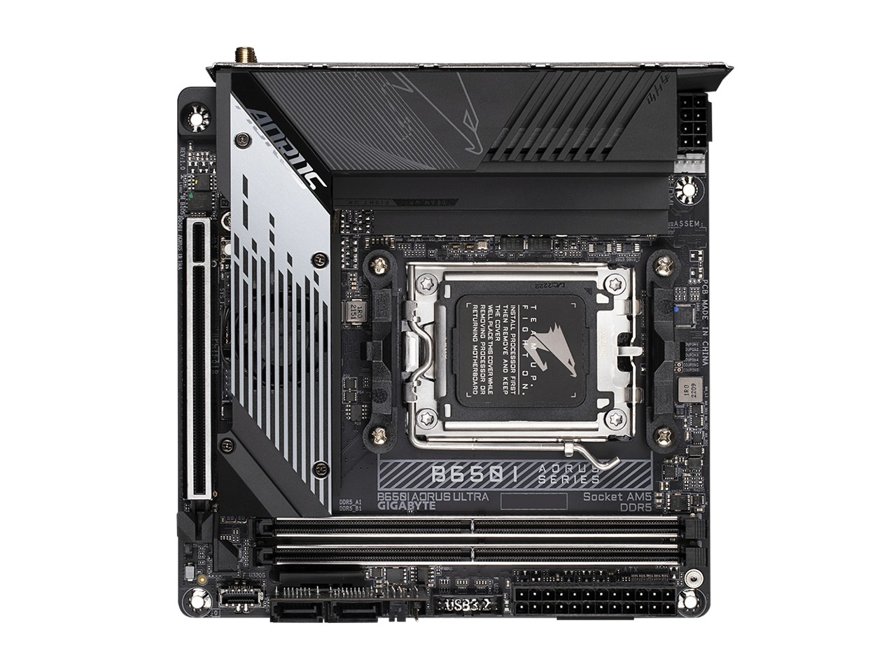 GIGABYTE B650I AORUS ULTRA AM5 AMD B650 SATA 6Gb/s Mini ITX Motherboard ...