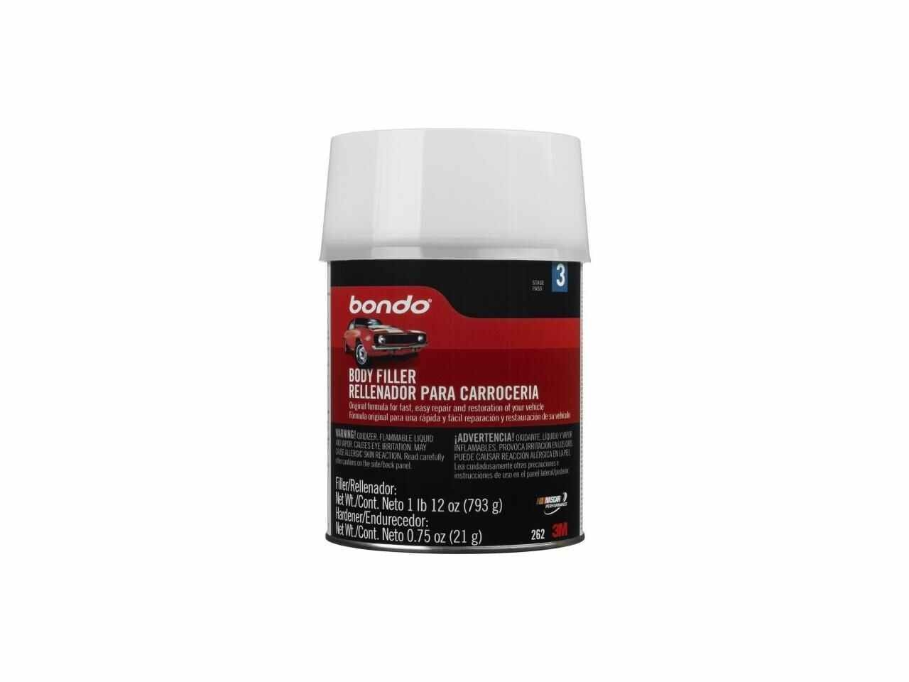 3M Bondo 262 Lightweight Filler, 1 Quart Best Deals and Price History ...