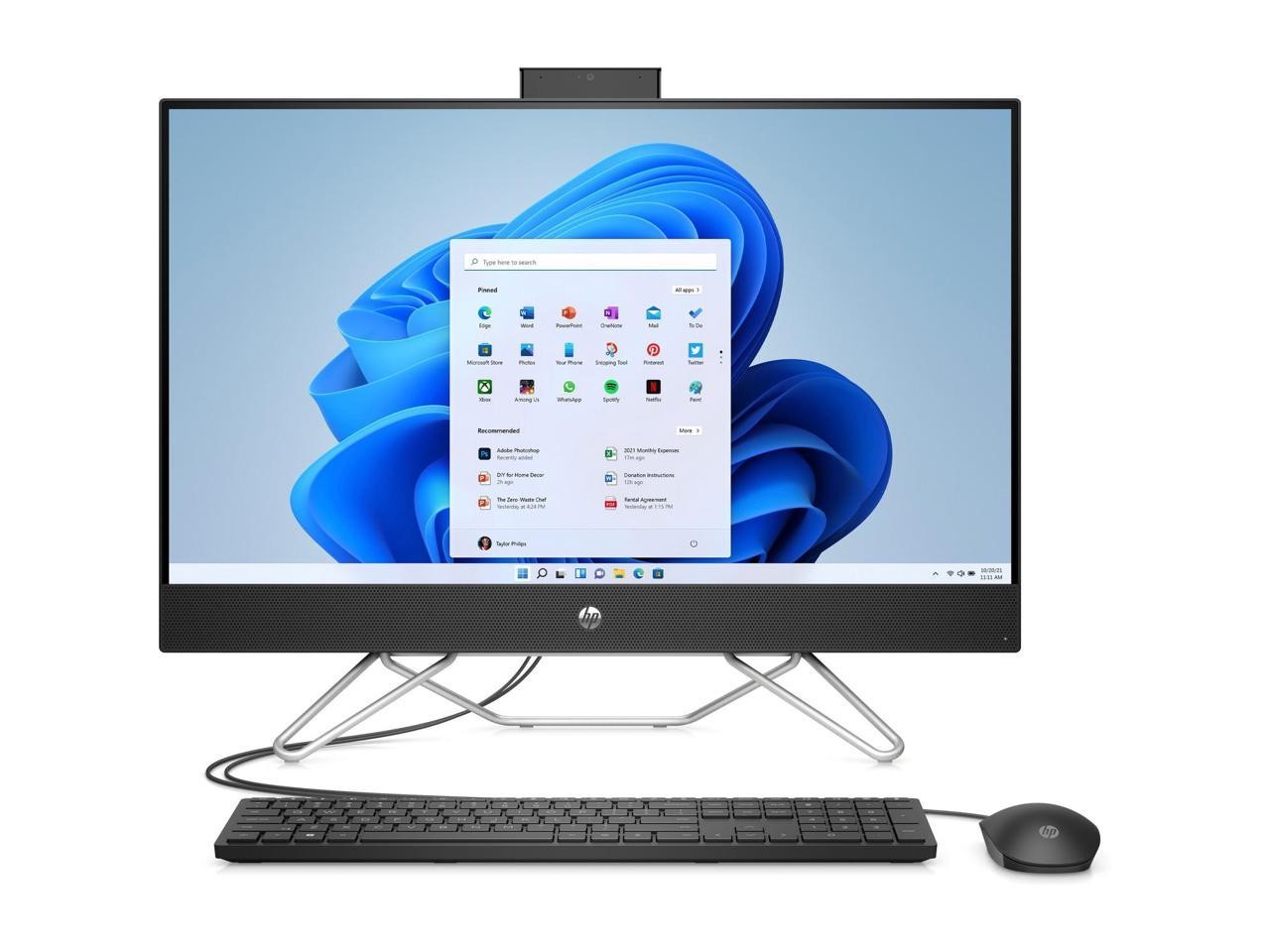 HP Essential All-in-One Computer 27" FHD AMD Ryzen 7, 16 GB; 1 TB SSD ...