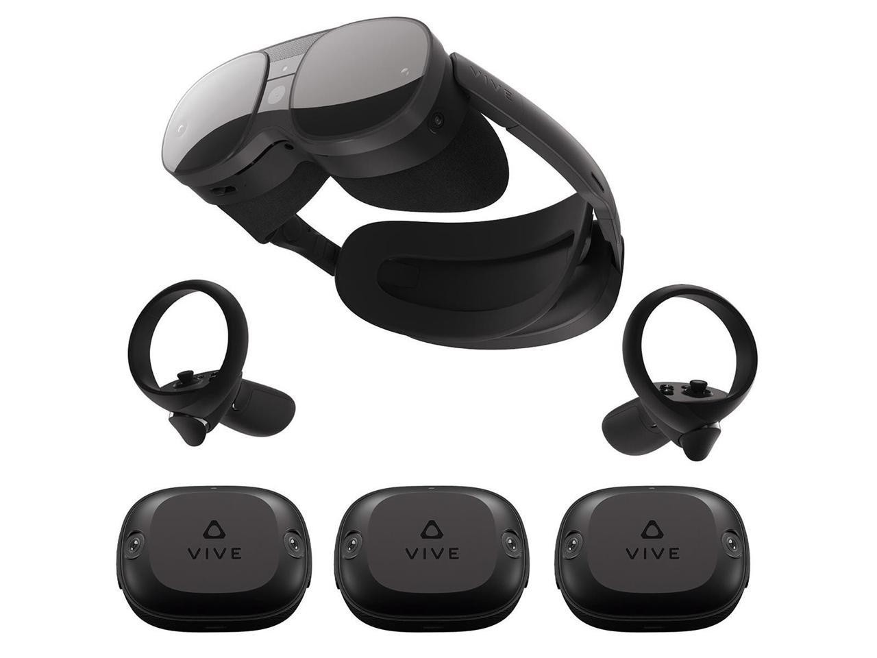 HTC VIVE XR Elite VR Headset, Bundle with VIVE Ultimate Tracker 3+1 Kit ...