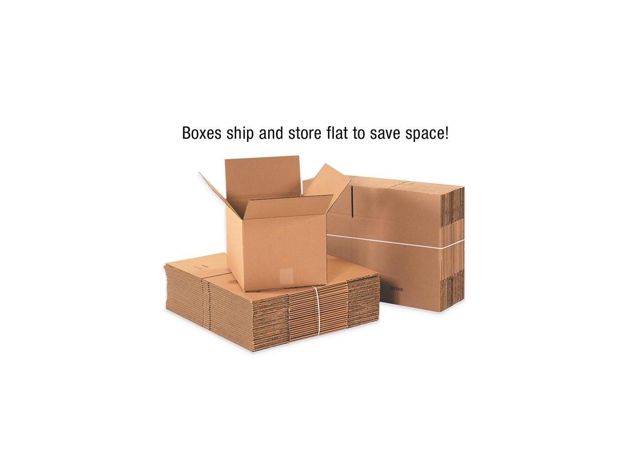 Box Partners Corrugated Boxes 11" x 11" x 10" Kraft 25/Bundle 111110 ...