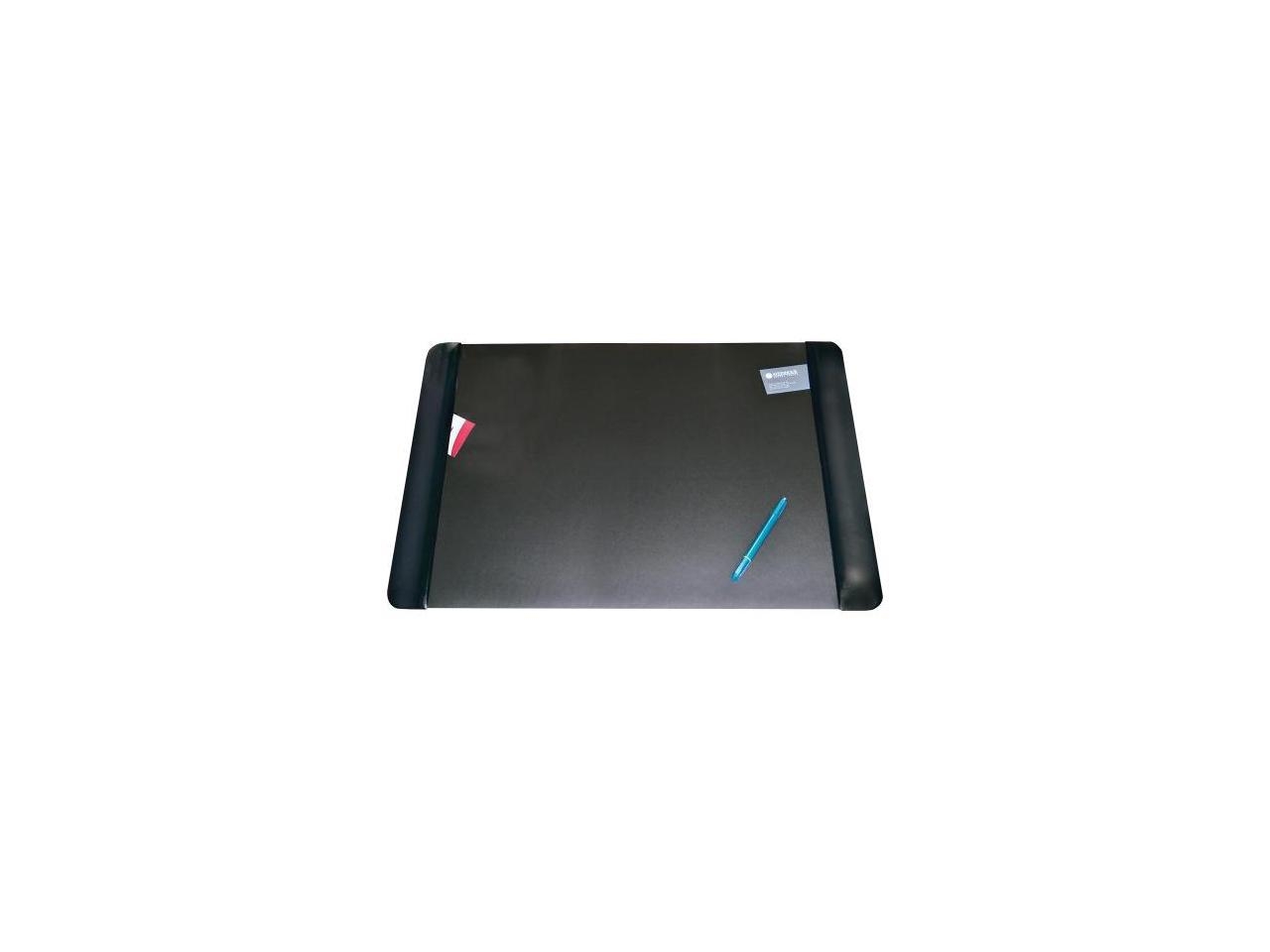 Artistic Executive Desk Pad with Leather-Like Side Panels 36 x 20 Black ...