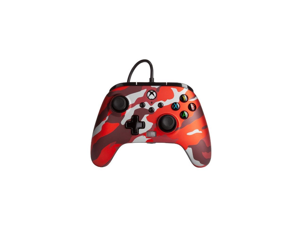 PowerA Enhanced Wired Controller for Xbox - Metallic Red Camo Best ...