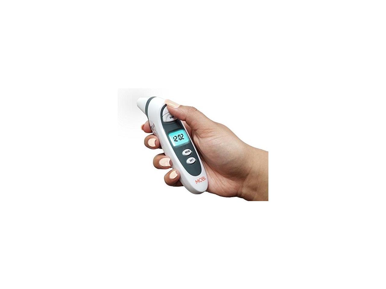 mobi dualscan prime ear & forehead thermometer with food & bottle ...
