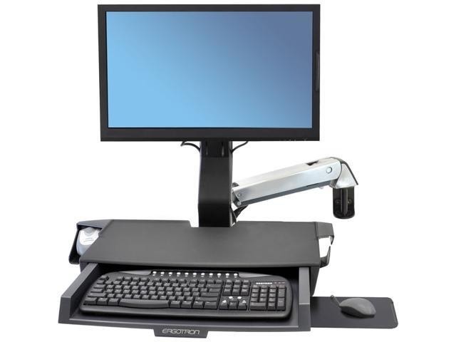 Ergotron StyleView Mounting Arm for Keyboard Monitor Bar Code Scanner ...