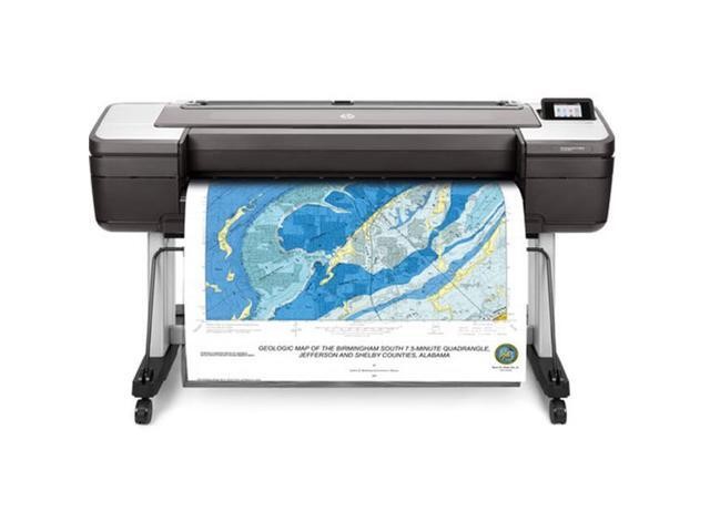 HP 1VD88A No. B1K Design Jet T1700DR 44 in. Post Script Printer Deals ...