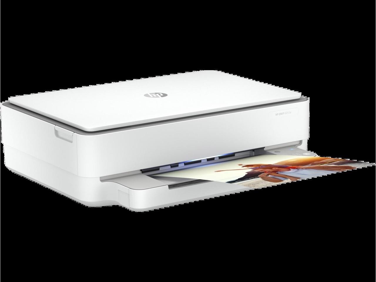 HP ENVY 6055e All-in-One Printer w/ bonus 6 months Instant Ink through ...