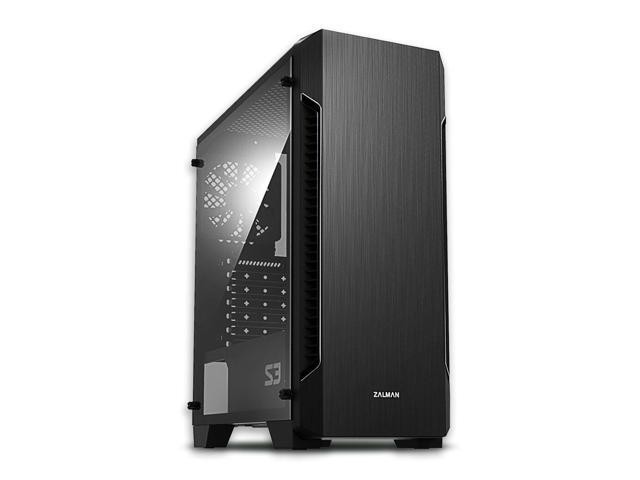 Zalman S3 ATX Mid Tower Desktop PC Case, 3 x 120mm Fans included ...