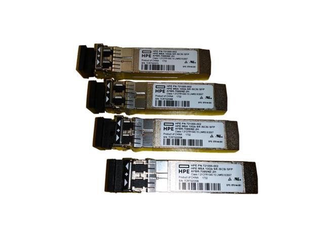 Recertified - HP C8R25B Short-range Transceiver - 4-pack - MSA - 10GB ...