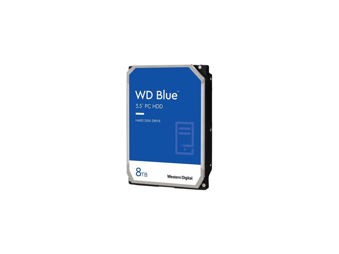 WD Blue WD80EAZZ 8TB 5640 RPM 128MB Cache SATA 6.0Gb/s 3.5" Internal ...
