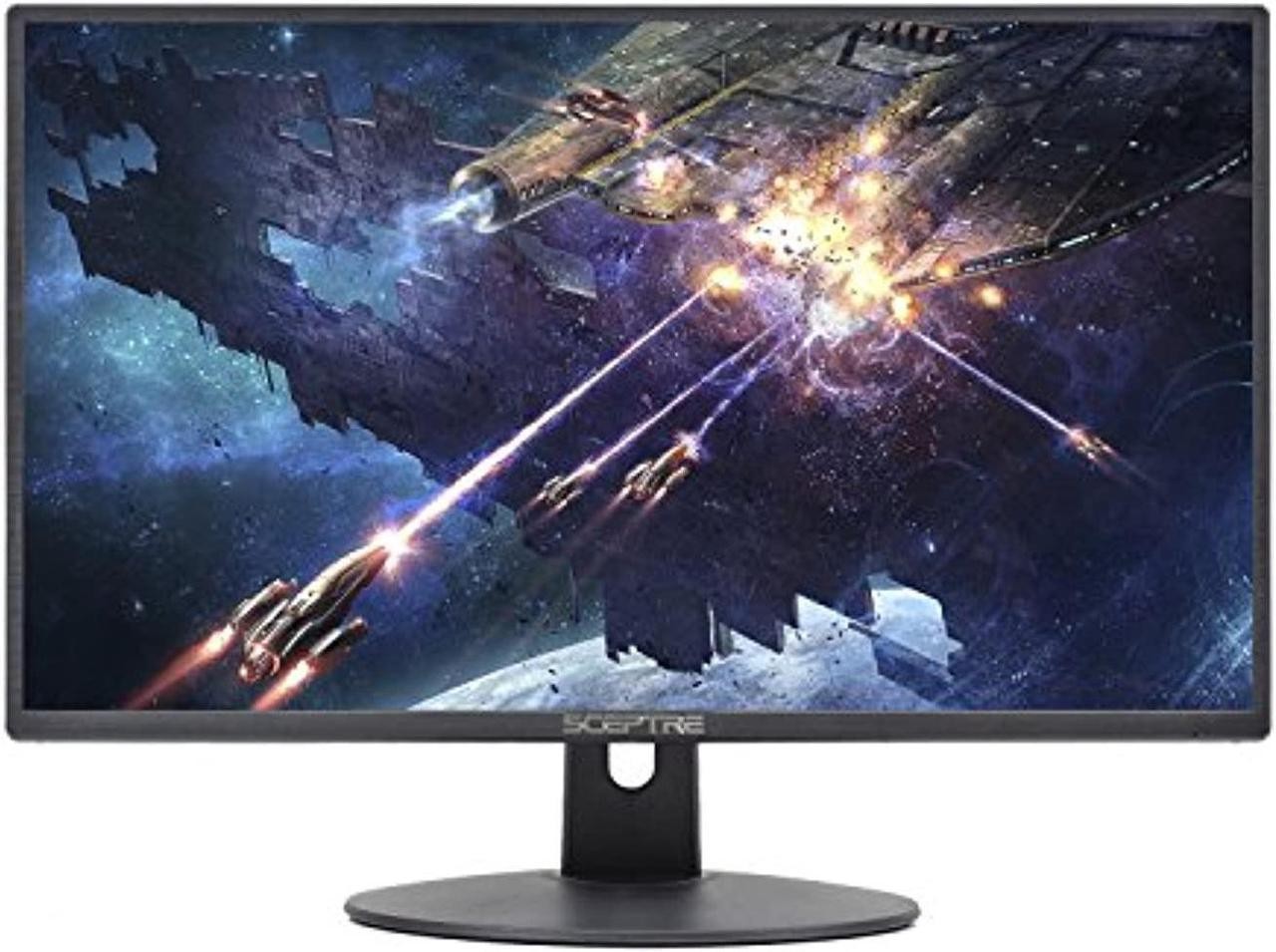 sceptre 20 inch led monitor 75hz 1600x900 2x hdmi build-in speakers ...
