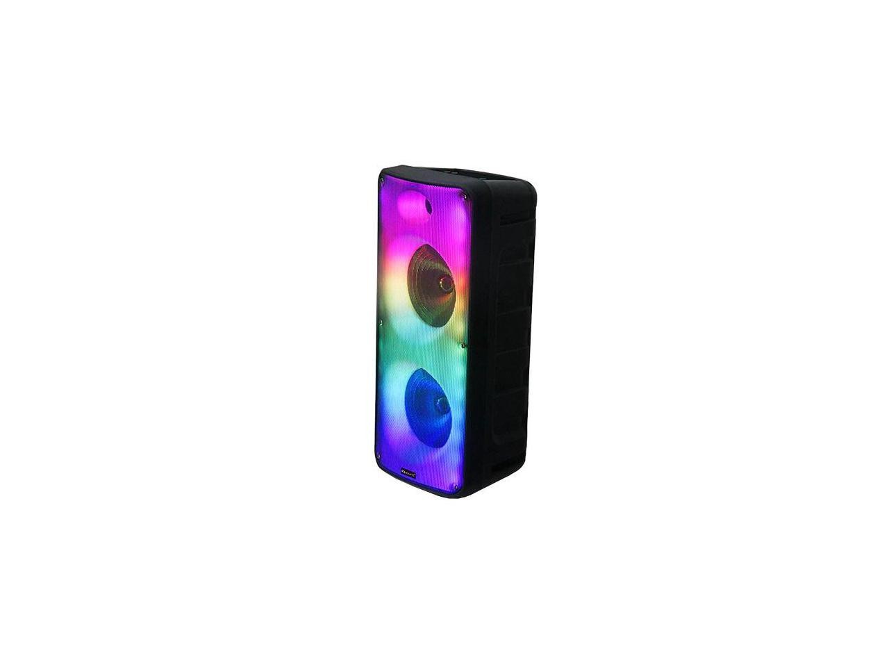 Supersonic Fire Box 2 x 8 TWS Bluetooth Speaker W/ Light Show ...