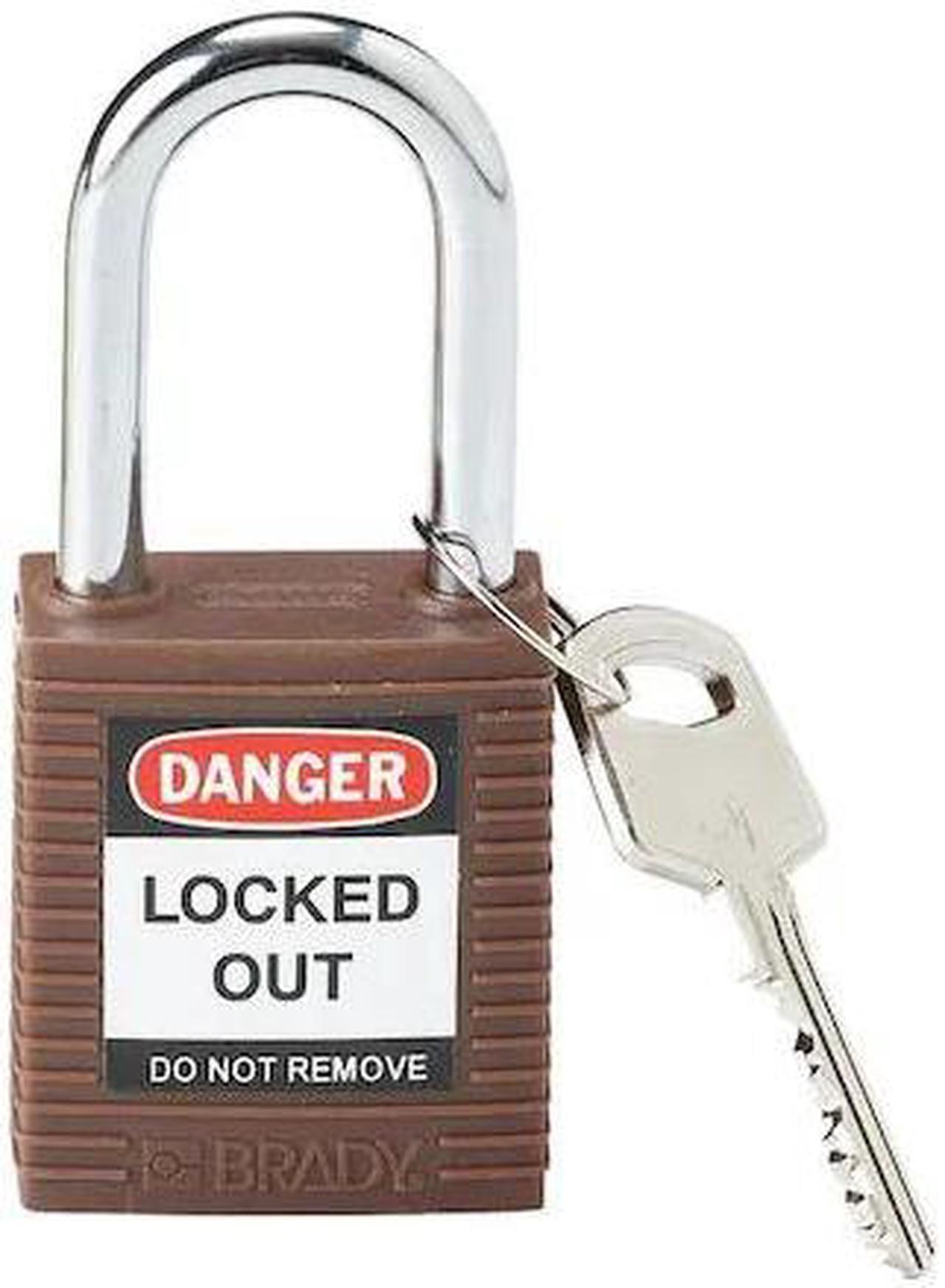 Lockout Padlock,KD,Brown,1-3/4"H BRADY 103033 Best Deals and Price ...
