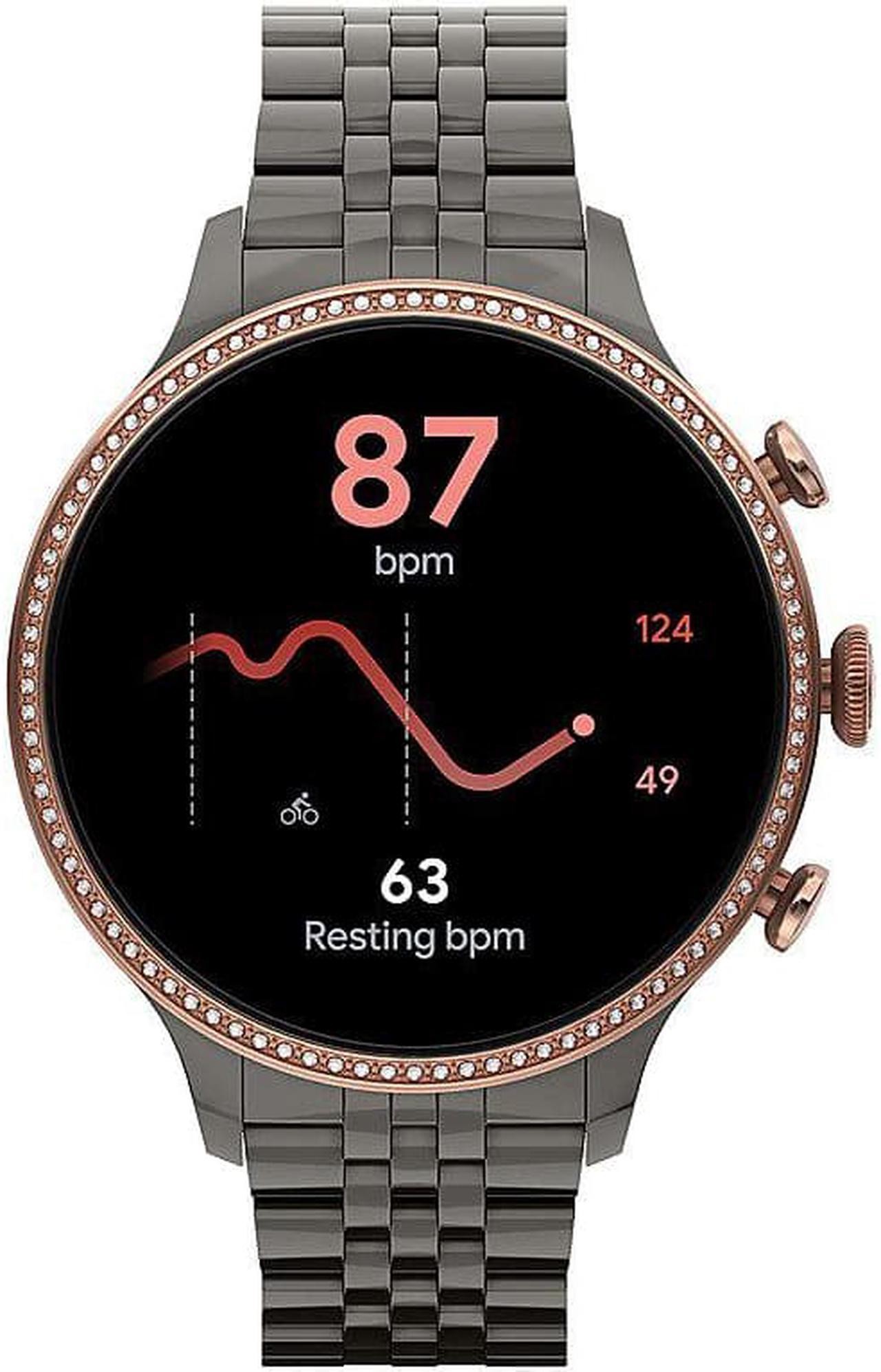Fossil - Gen 6 Smartwatch 42mm Gunmetal Stainless Steel - Gunmetal ...