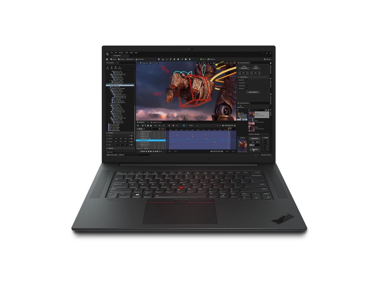 Lenovo ThinkPad P16v Gen 1 AMD Laptop, 16" IPS LED , Ryzen 7 PRO 7840HS ...