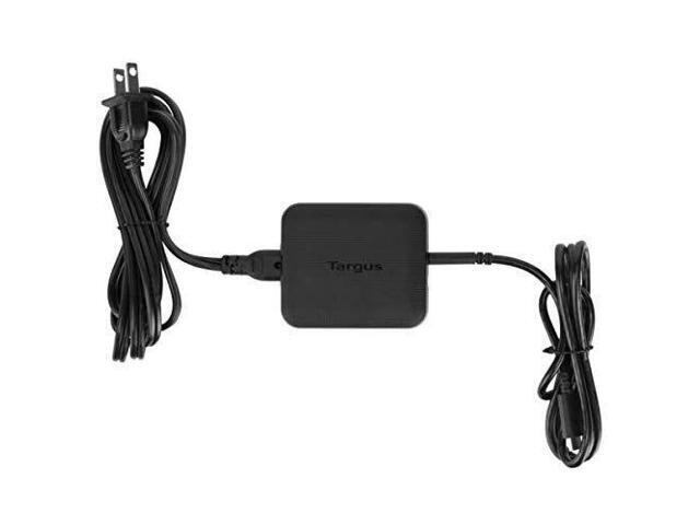 Targus 65W USB-C/USB-A Charger - 65 W - 120 V AC, 230 V AC Input - 5 V ...