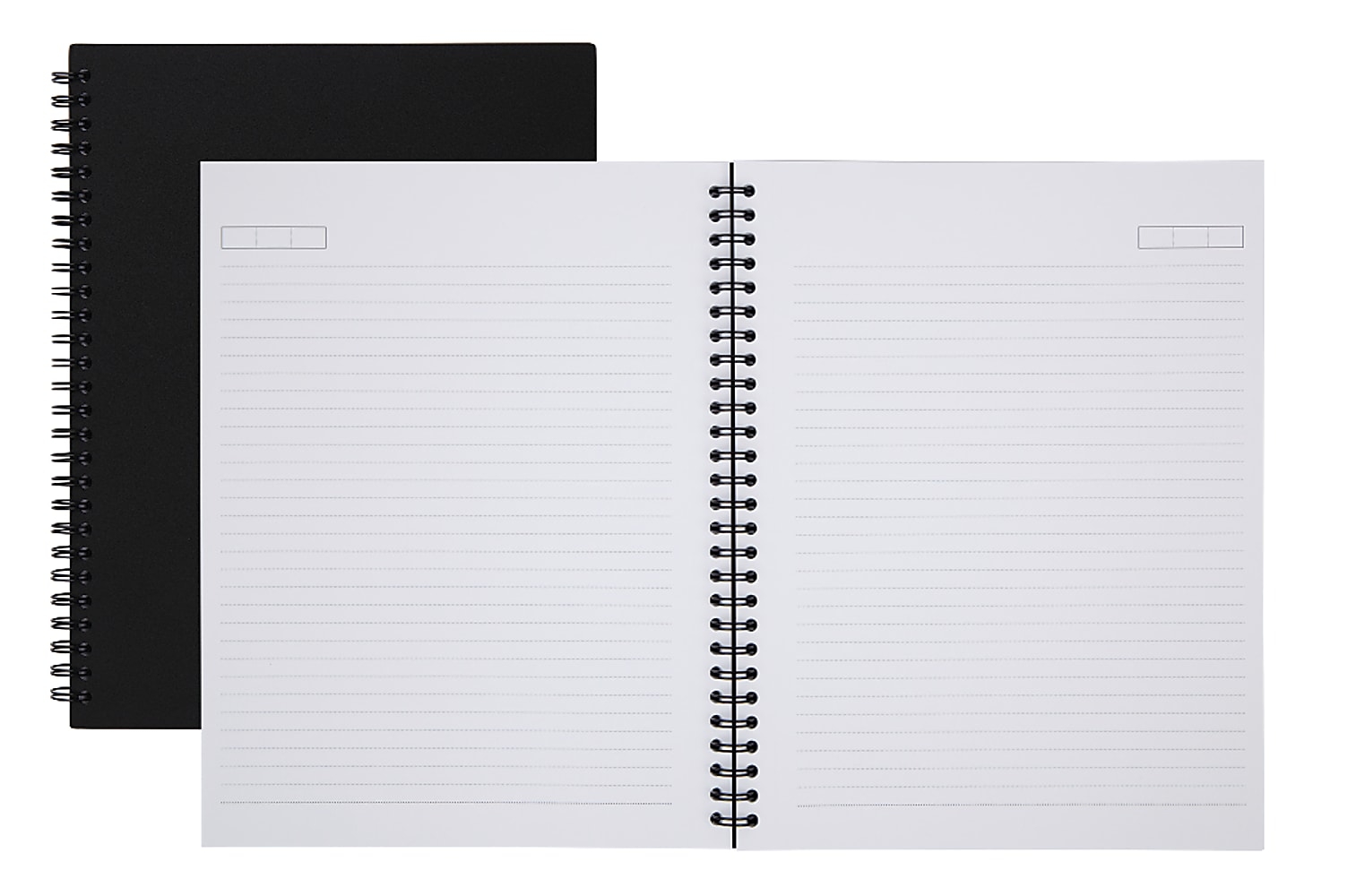 Office Depot® Brand Wirebound Business Notebook, Hard Back Cover, 7-1/4 ...