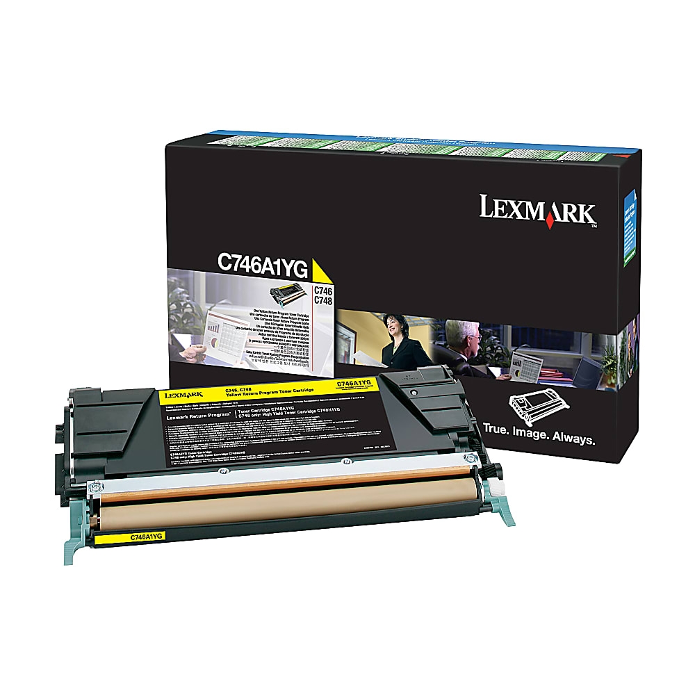 Lexmark™ C746A1YG Yellow Return Program Toner Cartridge Deals and Price ...