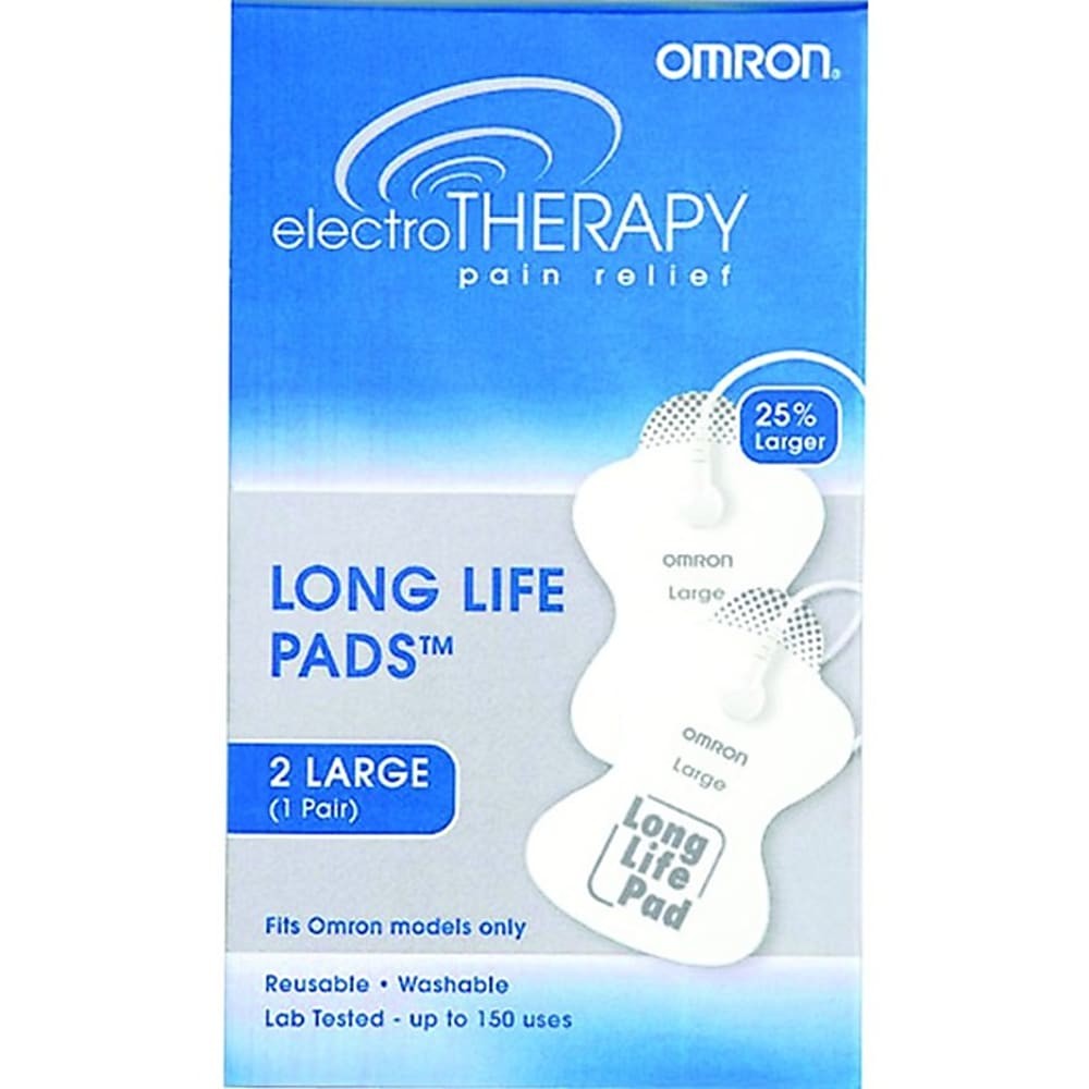 Omron ElectroTHERAPY TENS Long Life Pads - Large - PMLLPAD-L - 4" Width ...