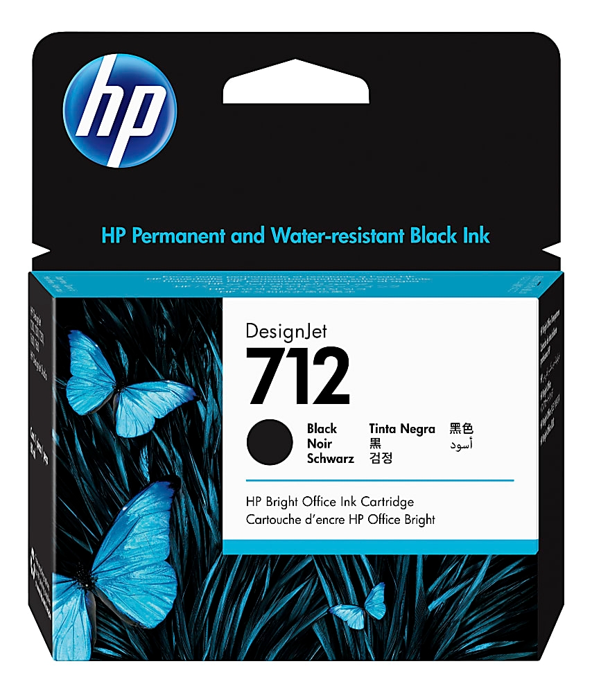 HP 712 DesignJet Black Ink Cartridge, 3ED71A Deals and Price History at ...