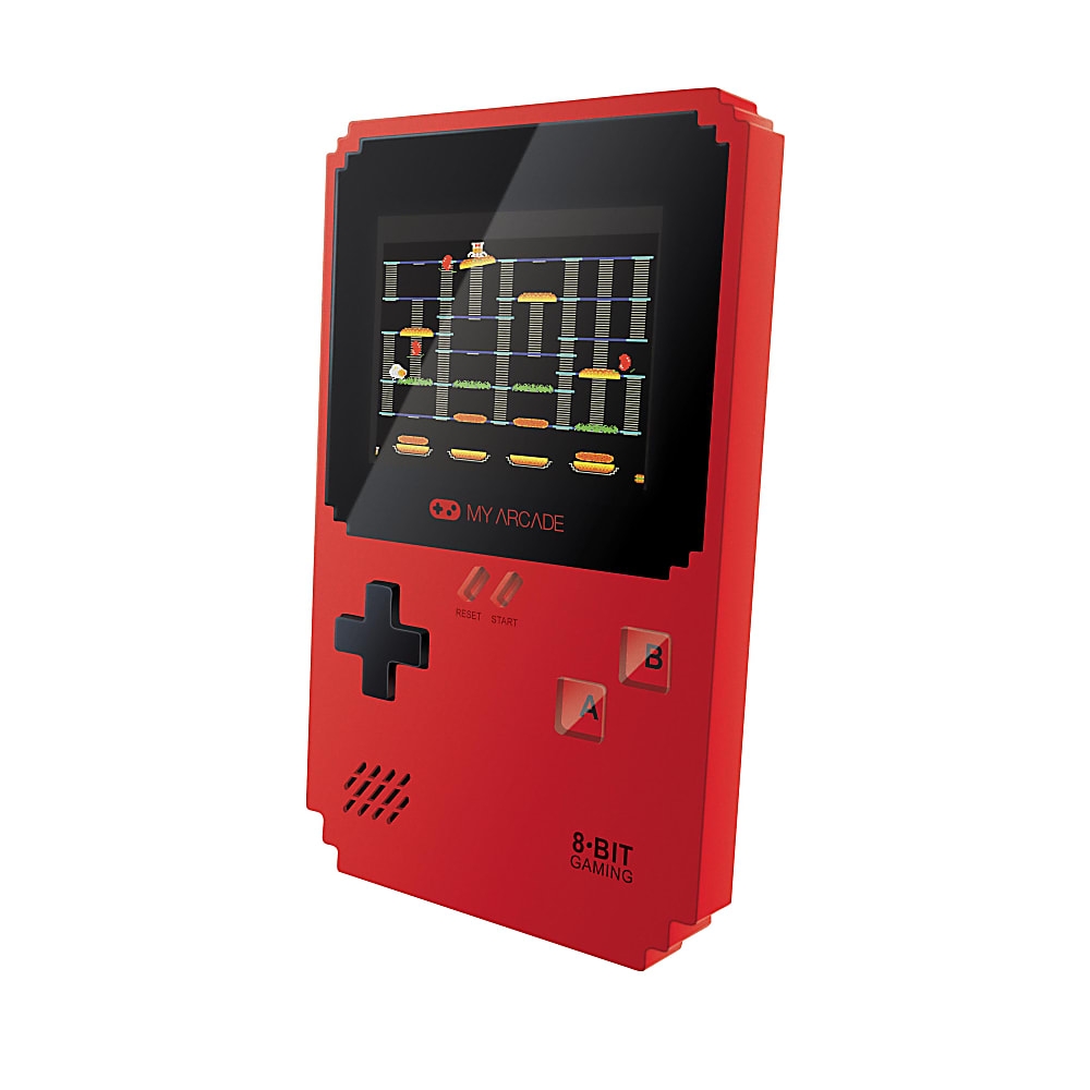 Dreamgear Pixel Classic Portable Gaming System With 300 Games, Red, DG ...