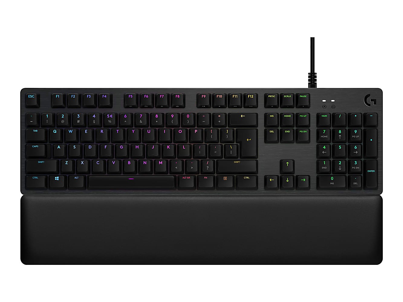 Logitech Gaming G513 - Keyboard - backlit - USB - key switch: GX Brown ...