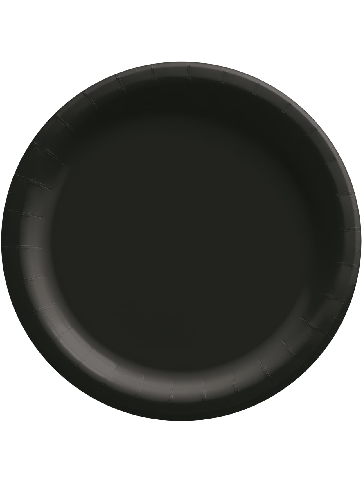 Amscan Round Paper Plates, 8-1/2"", Jet Black, Pack Of 150 Plates Best ...