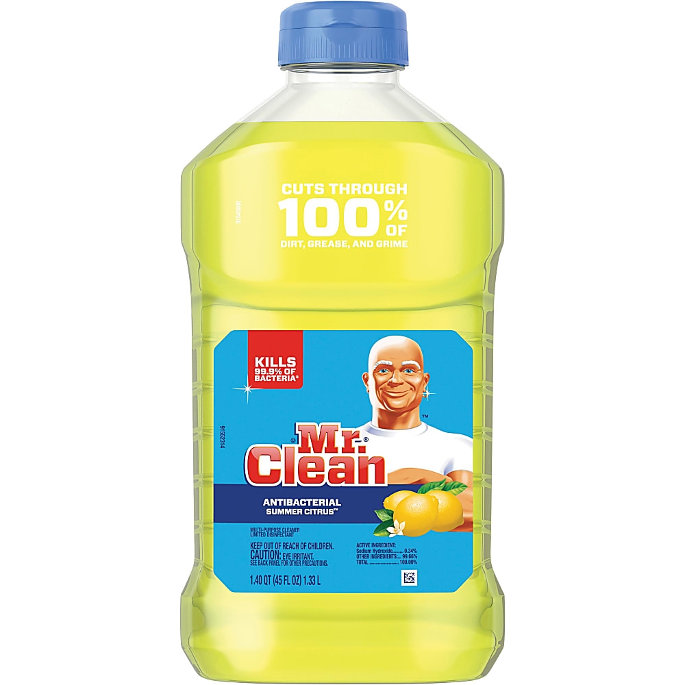 Mr. Clean Antibacterial Cleaner - Liquid - 45 fl oz (1.4 quart ...