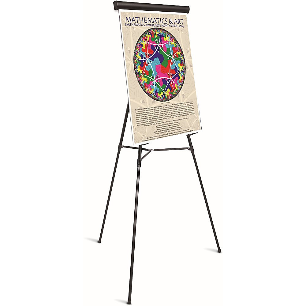MasterVision 3-leg Display Easel - 45 lb Load Capacity - 69"" Height x ...