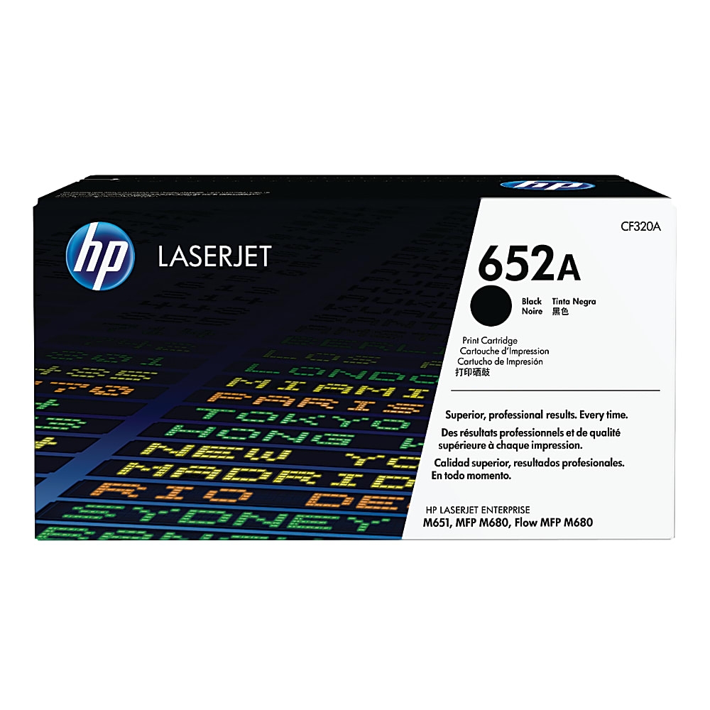 HP 652A Black Toner Cartridge, CF320A Deals and Price History at ...