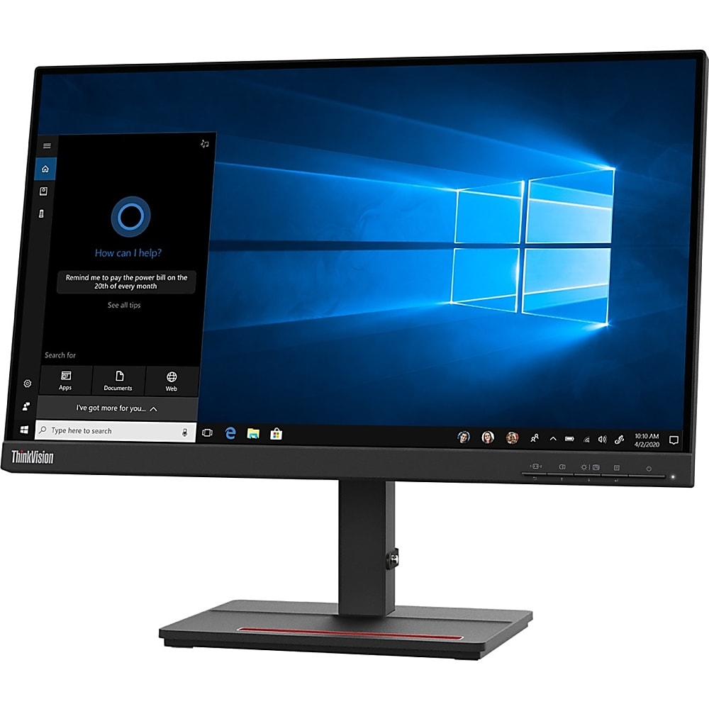 Lenovo ThinkVision S24e-20 24" Class Full HD LCD Monitor - 16:9 - Raven ...