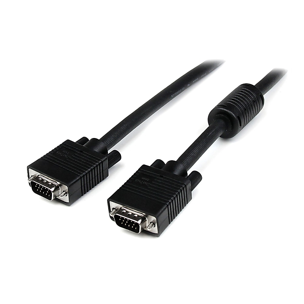 StarTech.com 30 ft Coax High Resolution VGA Monitor Cable - HD15 M/M ...