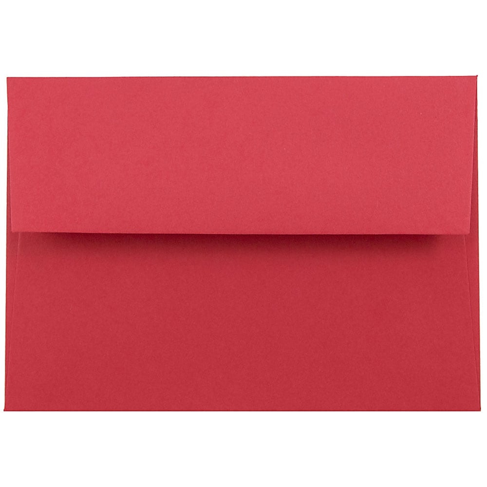JAM Paper® Booklet Envelopes, #4 Bar (A1), Gummed Seal, 30% Recycled ...