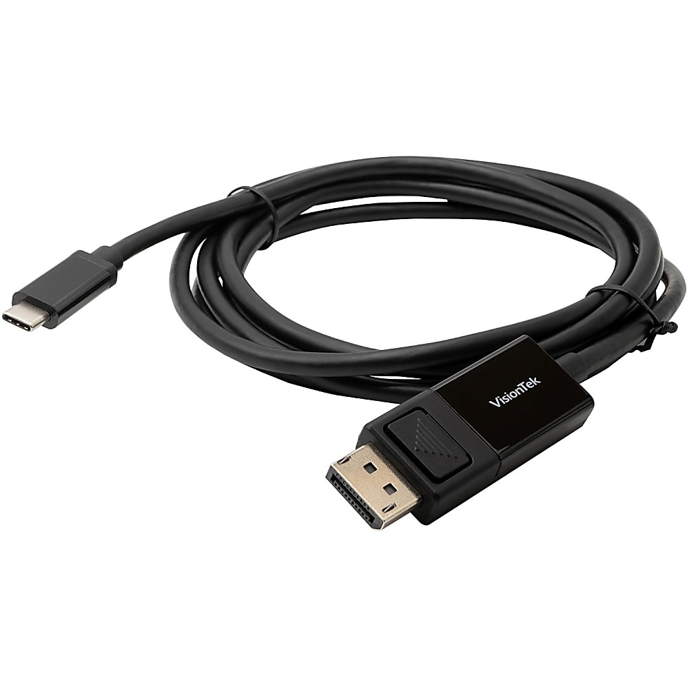 VisionTek USB-C to DisplayPort 1.4 2M Cable M/M - USB-C to DisplayPort ...