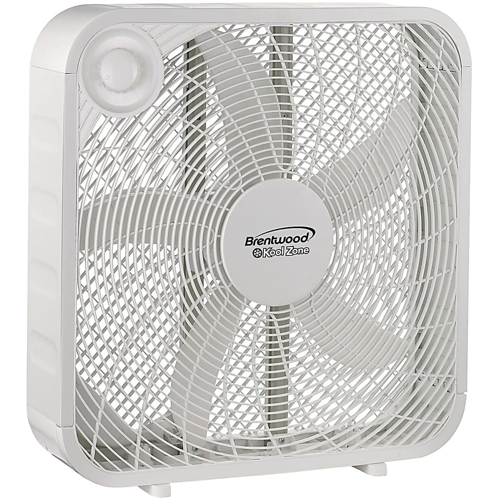 Brentwood Kool Zone F-20SW 20" Box Fan - 20" Fan Diameter - 3 Speed ...