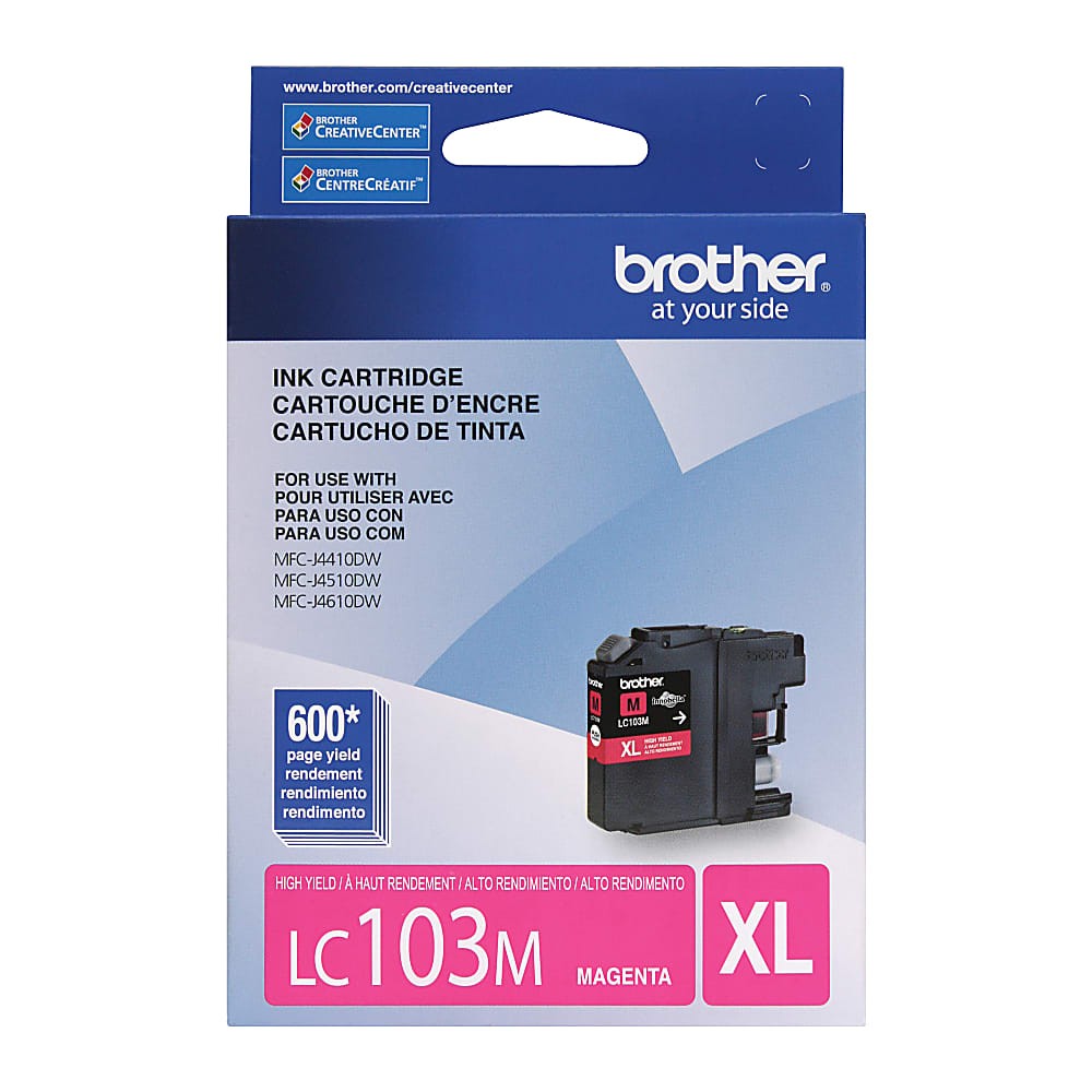 Brother® LC103 Magenta Ink Cartridge, LC103M Deals and Price History at ...