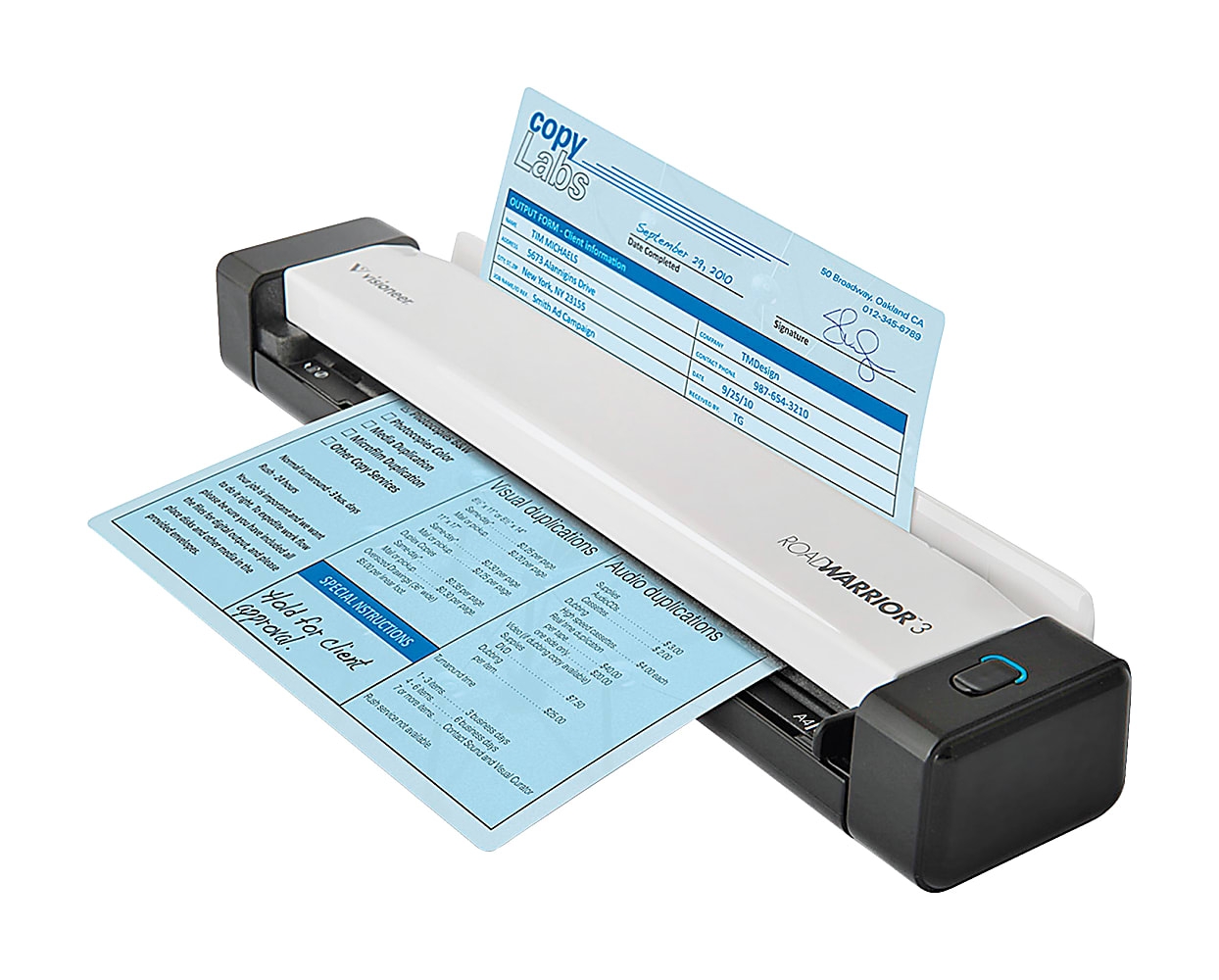 Visioneer Road Warrior 3 Portable Color Sheetfed Scanner Best Deals and ...