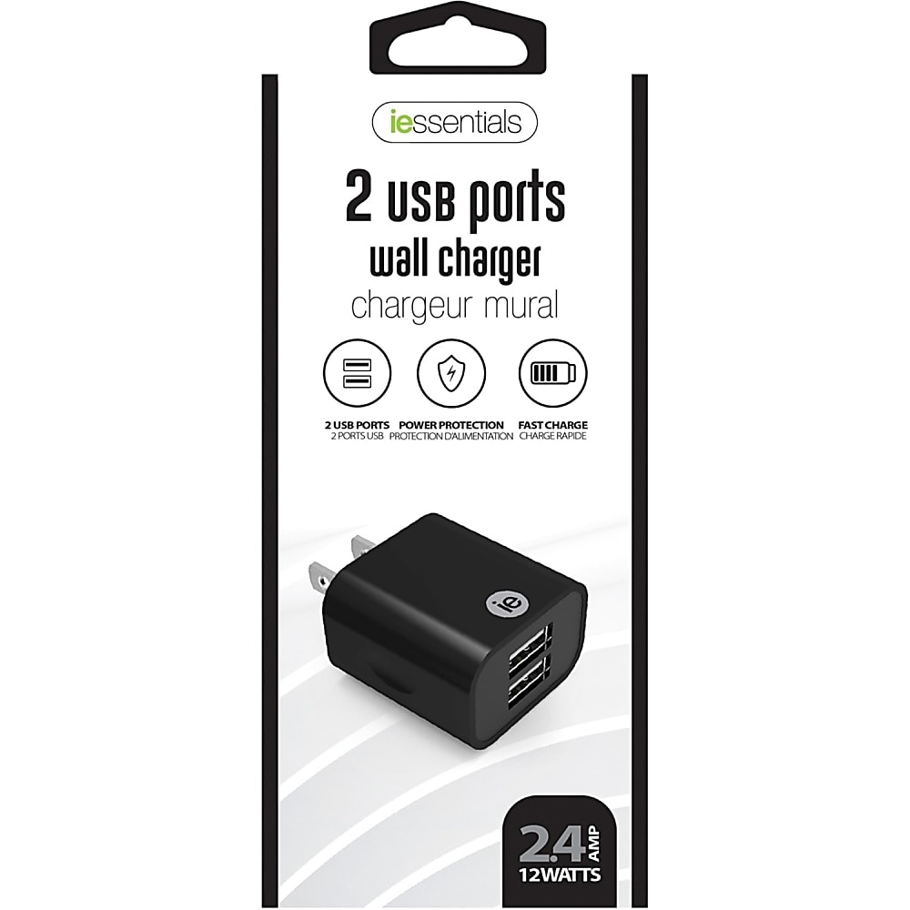 iEssentials AC Adapter - 5 V DC Output - 2.40 A - Black Deals and Price ...