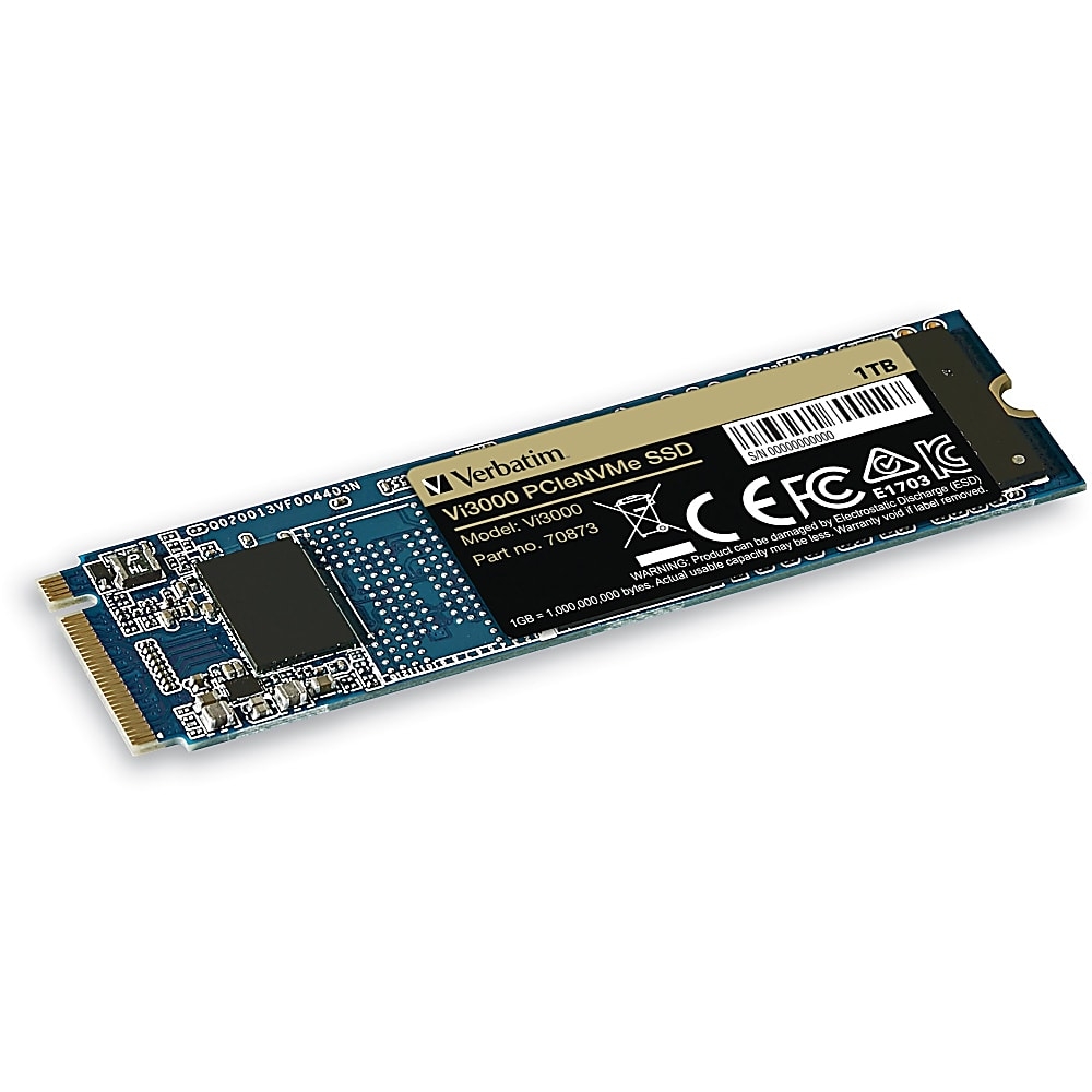 Verbatim Vi3000 1 TB Solid State Drive - M.2 2280 Internal - PCI ...