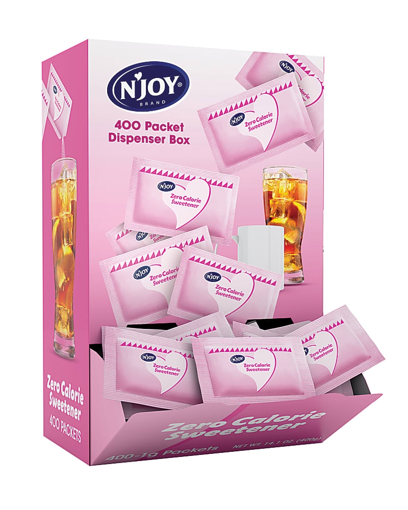 N'JOY® Saccharine Packets With Dispenser, Pink, Box Of 400 Deals and ...